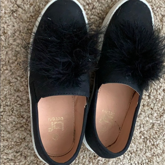 Shoes | Puff Ball Slides | Poshmark